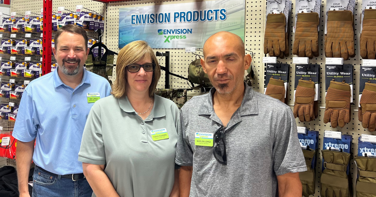 Envision Xpress Base Supply Center Receives NIB Excellence Award
