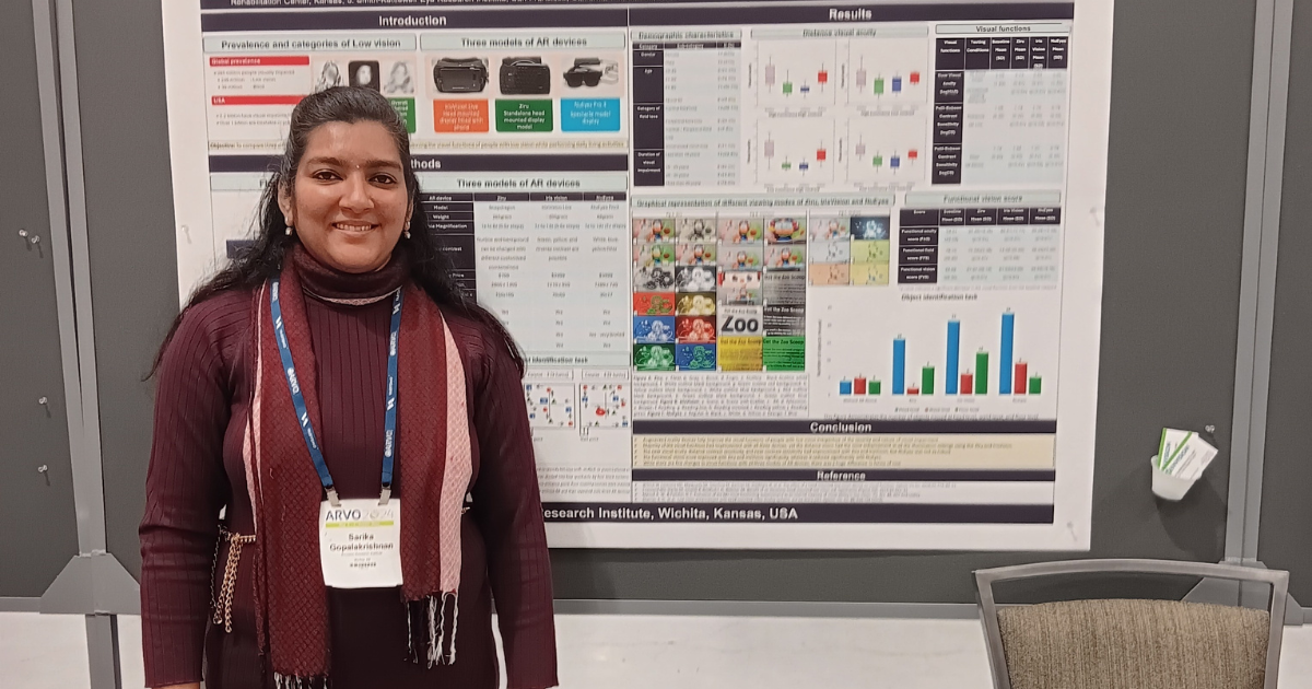 Envision Research Fellow Returns to Present at World's Largest Vision ...