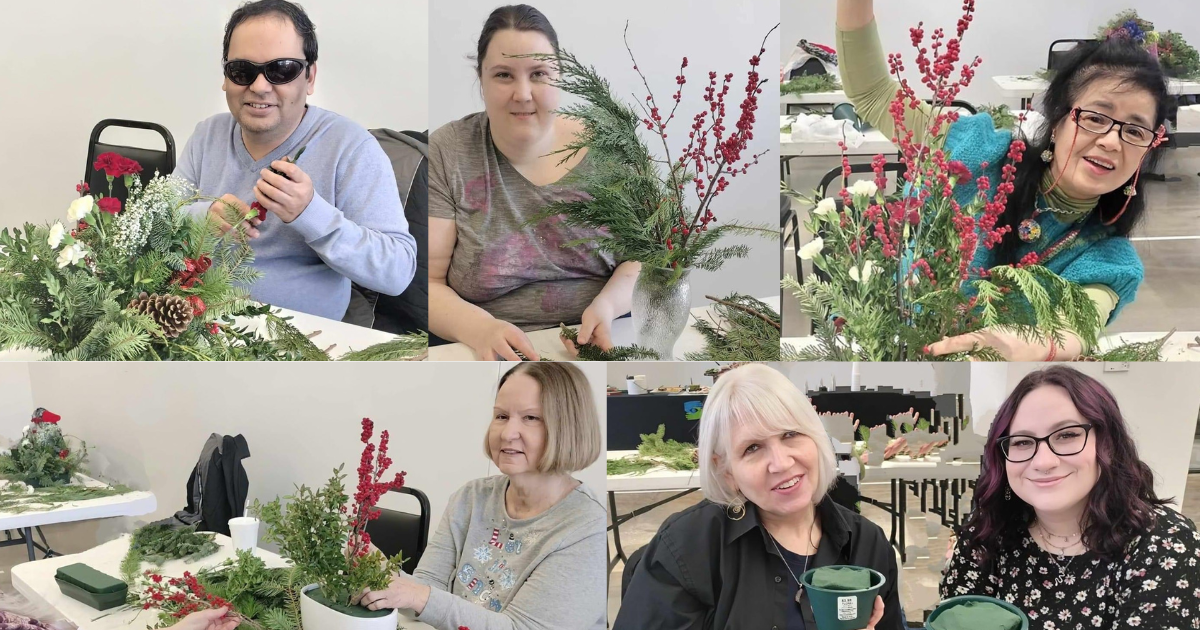 Envision Arts Gallery Hosts Holiday Greenery Craft Night